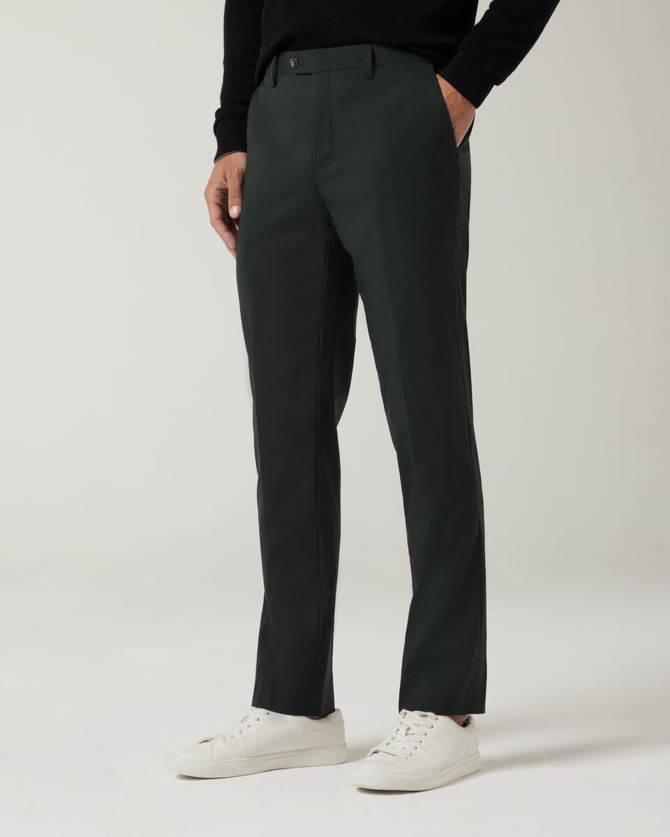 Slim Stretch Wool Premium Tailored Pant - Dk Khaki - With Our Highest ...