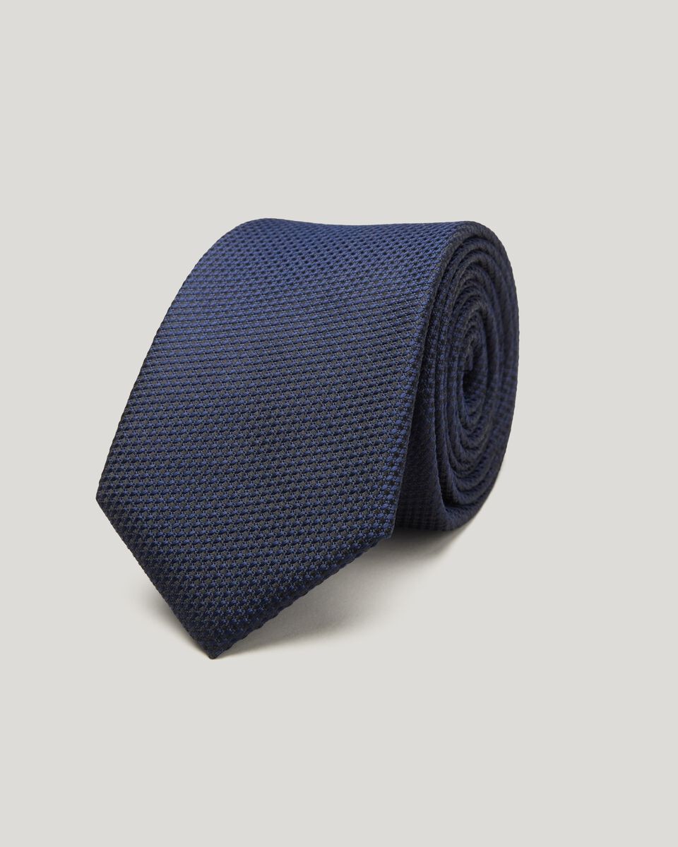 Silk Textured Two-Tone Tie - Navy - Silk Textured Two-Tone Tie | Ties ...