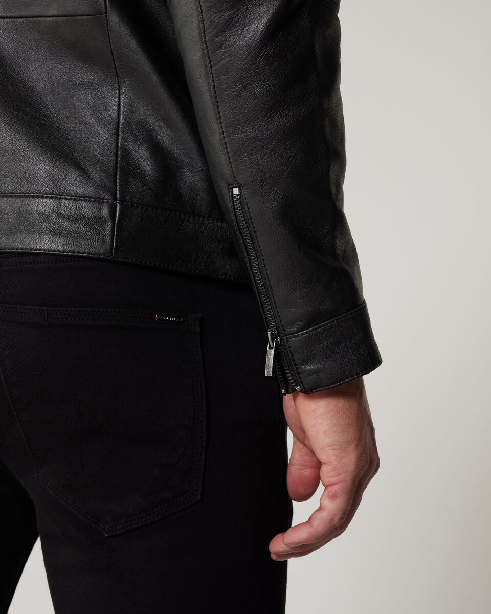 Clean Biker Jacket - Black | Leather Jackets | Politix