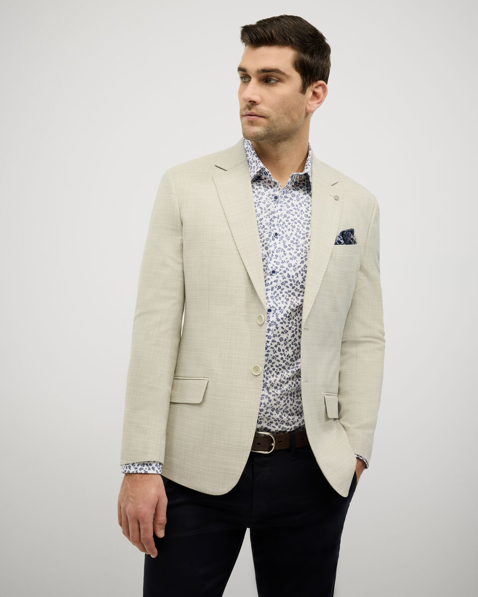 Single Breasted Textured Tailored Blazer - Sage - Single Breasted ...