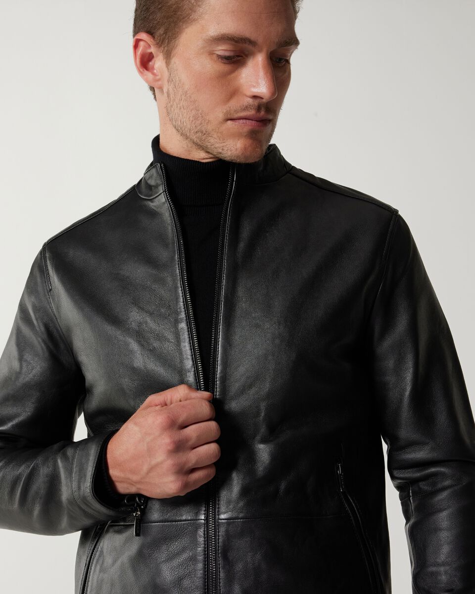 Clean Biker Jacket - Black | Leather Jackets | Politix