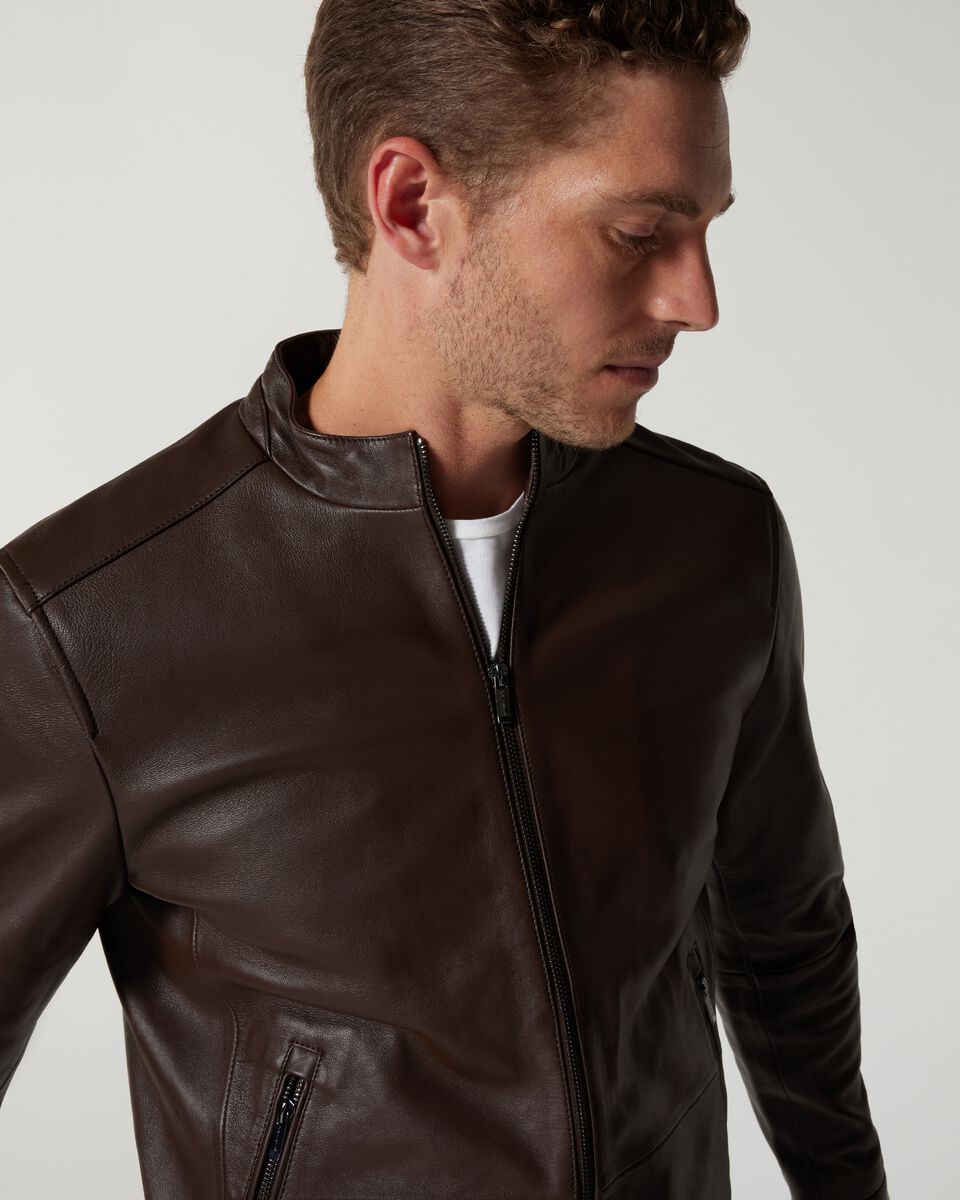Clean Biker Jacket - Cognac | Leather Jackets | Politix